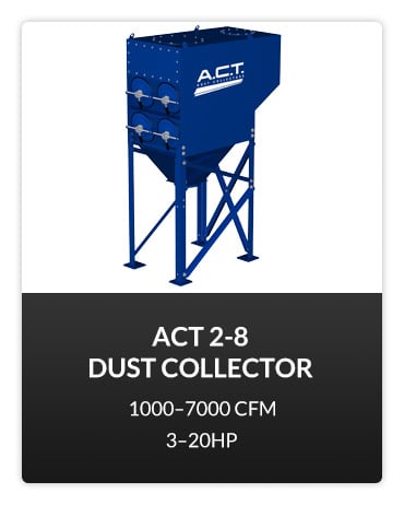 Cartridge Dust Collectors | A.C.T. Dust Collectors