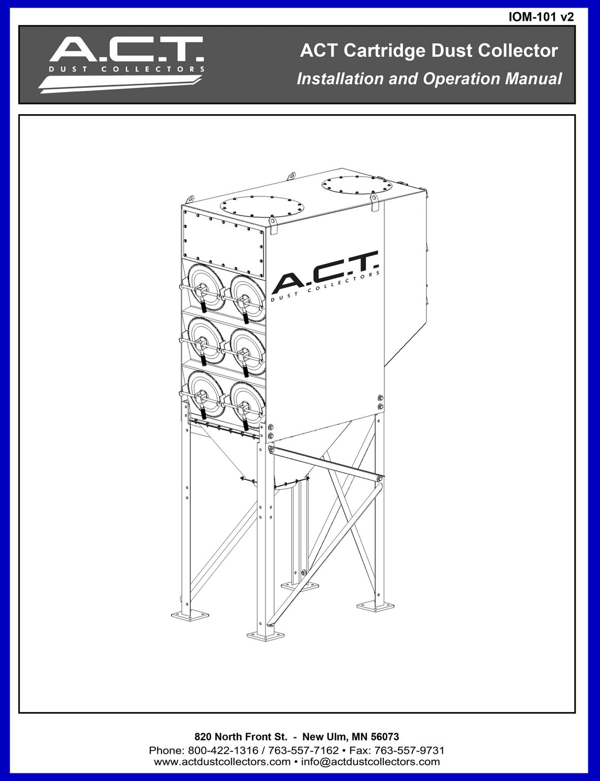 Product Manuals | A.C.T. Dust Collectors