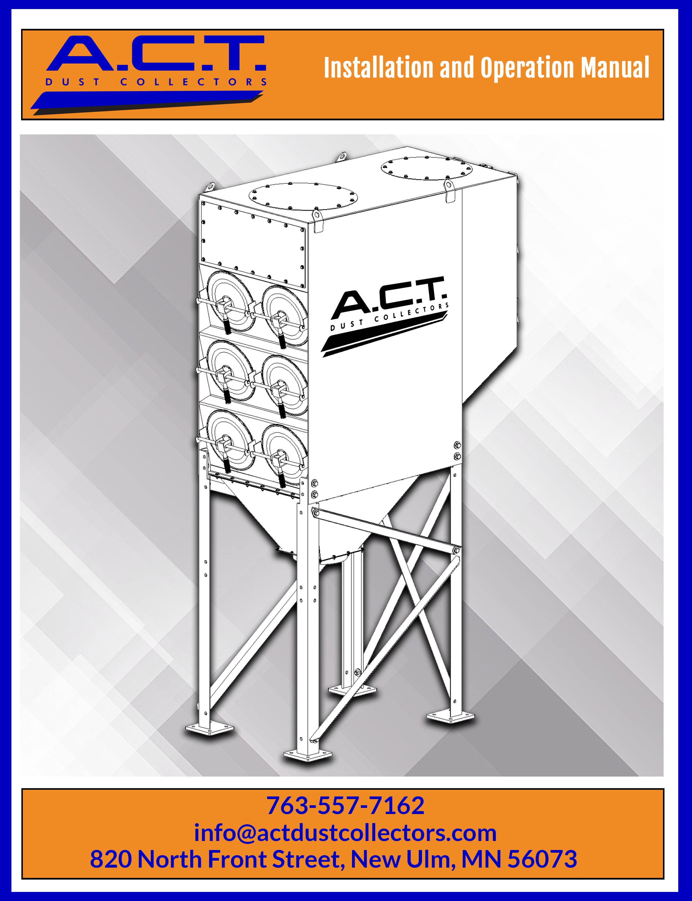 Product Manuals | A.C.T. Dust Collectors
