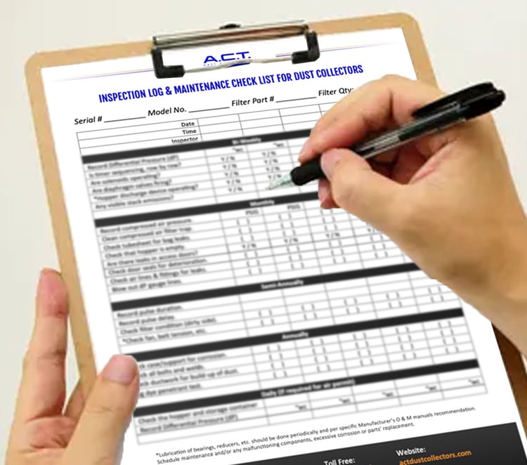 Dust Collector Inspection Checklist | A.C.T. Dust Collectors