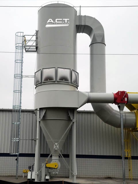 Dust Collector for Grain Processing Applications | ACT Dust Collectors