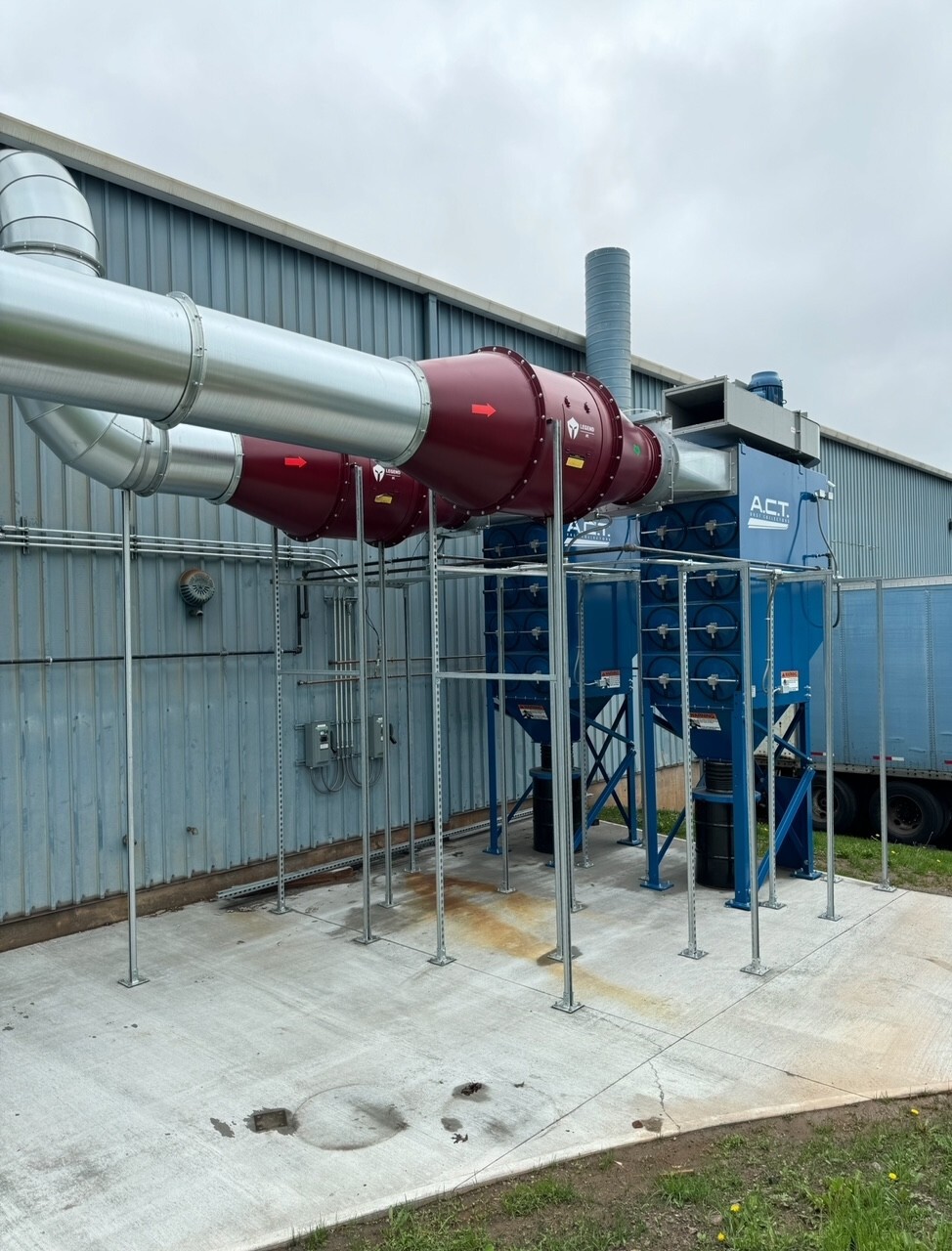 Metal Dust Collector for Torch Cutting Titanium | A.C.T. Dust Collectors