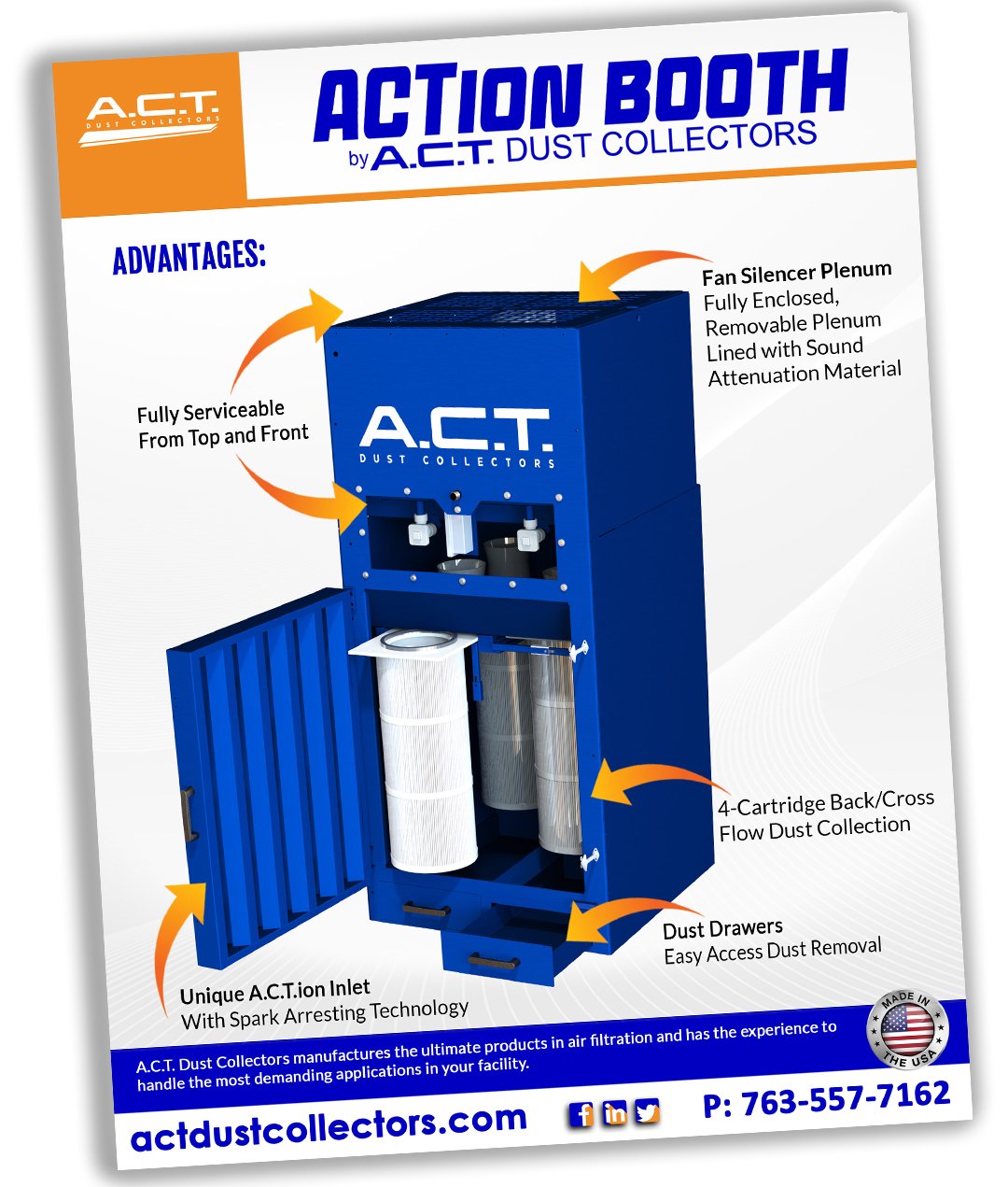 Product Brochures | A.C.T. Dust Collectors