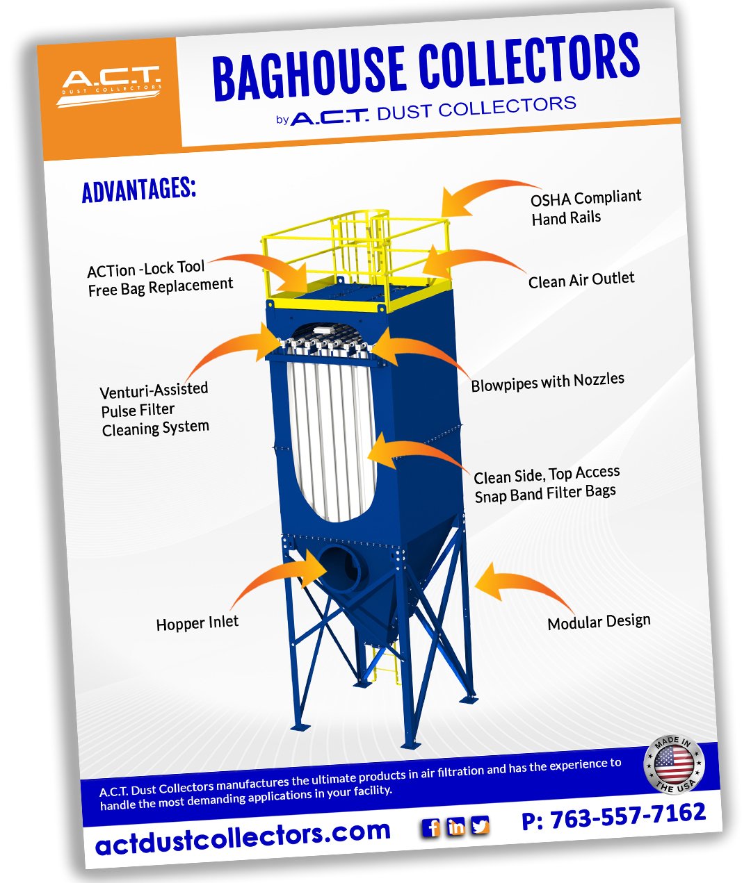 Product Brochures | A.C.T. Dust Collectors