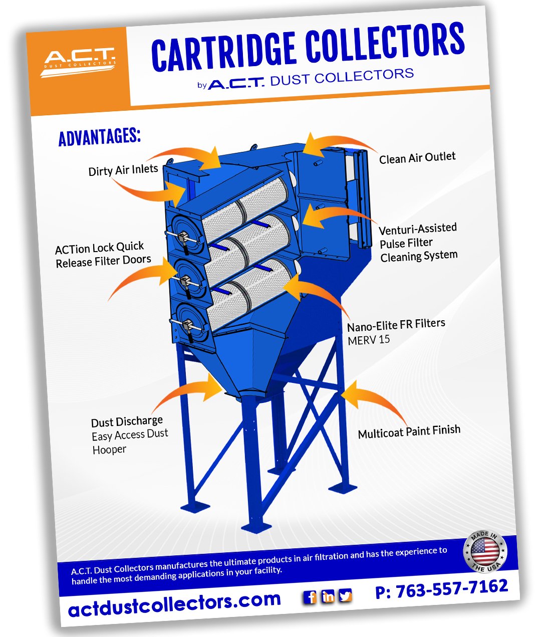 Product Brochures | A.C.T. Dust Collectors
