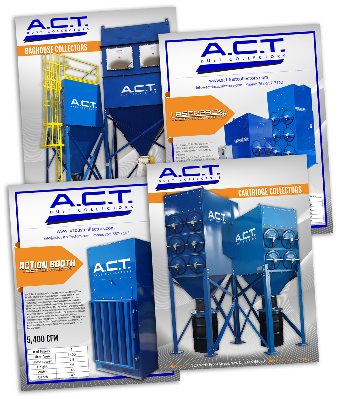 Product Brochures | A.C.T. Dust Collectors